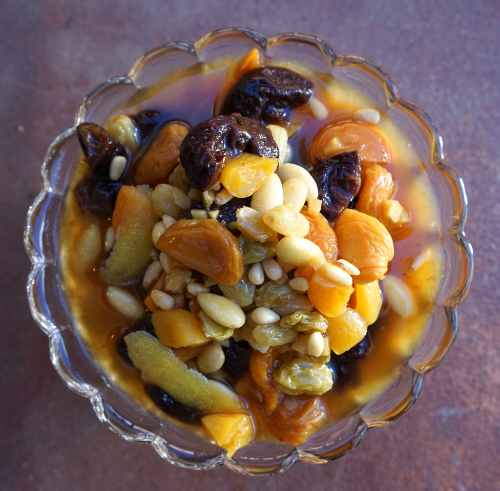 Dried Fruit Compote with Grand Marnier | At Home With Friends