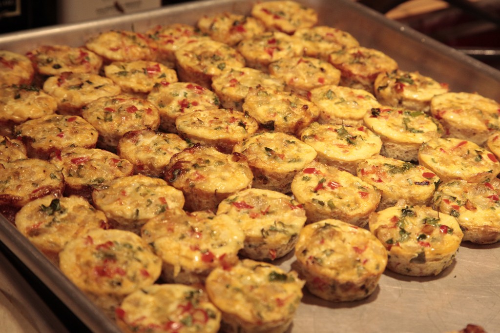 Individual Mini Veggie Frittatas | At Home With Friends