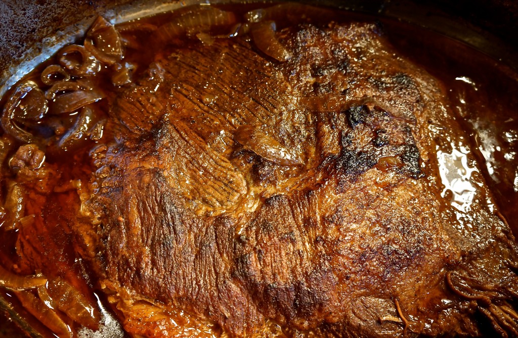 Oven Braised Barbecue Brisket | At Home With Friends