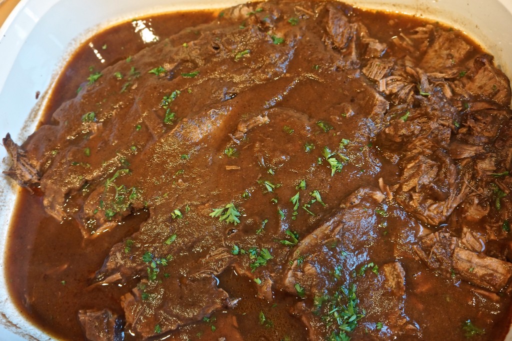 Oven Braised Barbecue Brisket | At Home With Friends